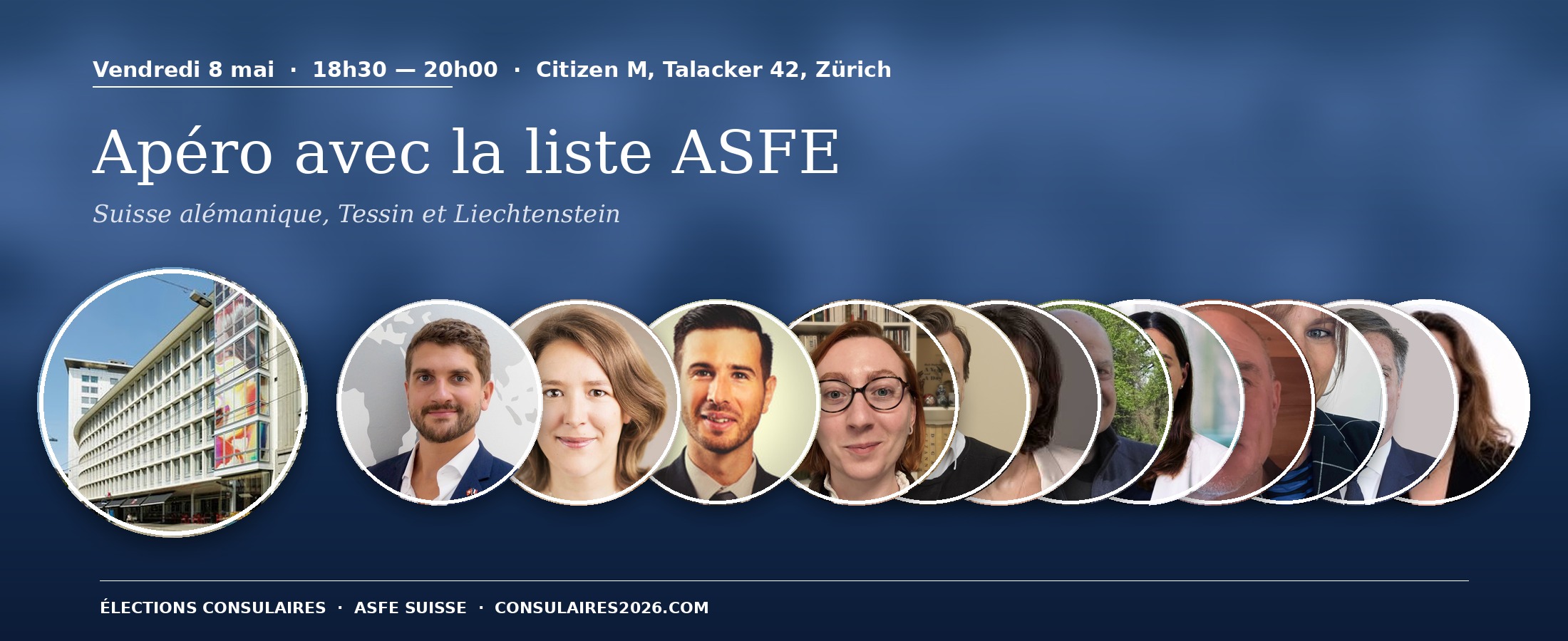 Consulaires 2026 - Liste ASFE